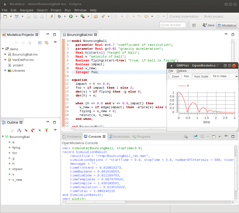 MDT – The OpenModelica Development Tooling Eclipse Plugin — OpenModelica User's Guide v1.16.0 ...